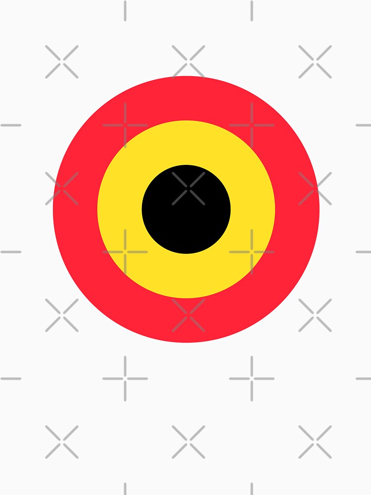 "Belgian Air Force Roundel" T-shirt for Sale by magazinecombate ...