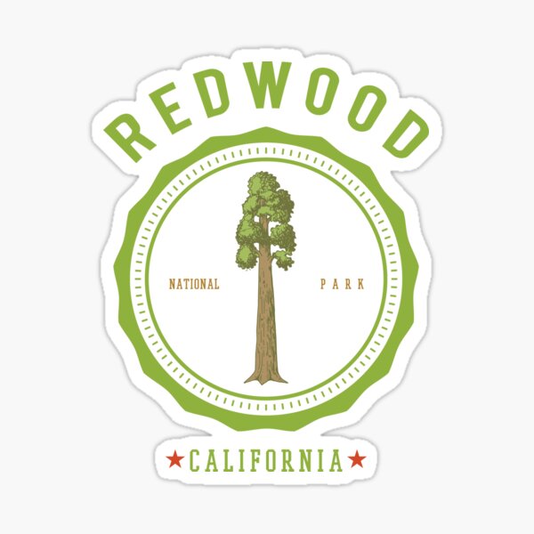 "Redwood National Park California Redwoods " Sticker by jtrenshaw ...