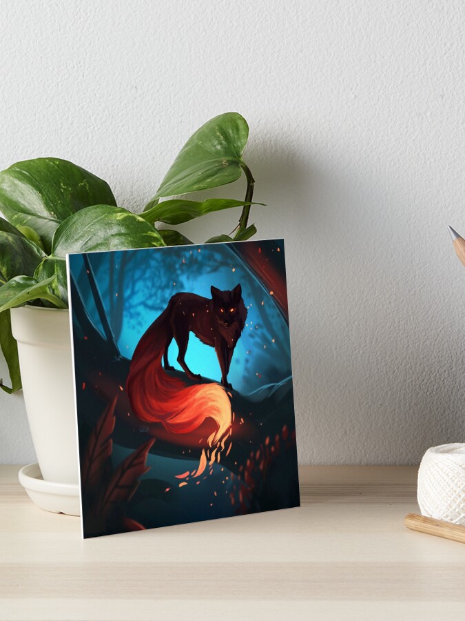 "Forest Firefox" Art Board Print for Sale by laurenvict | Redbubble