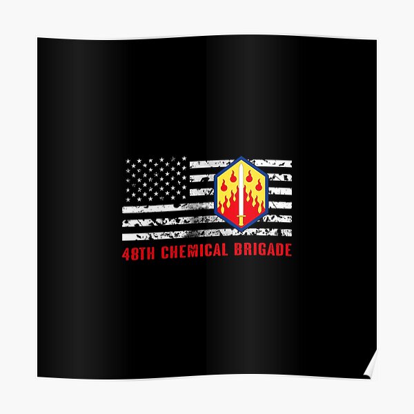 "48th Chemical Brigade" Poster by MilitaryCandA | Redbubble