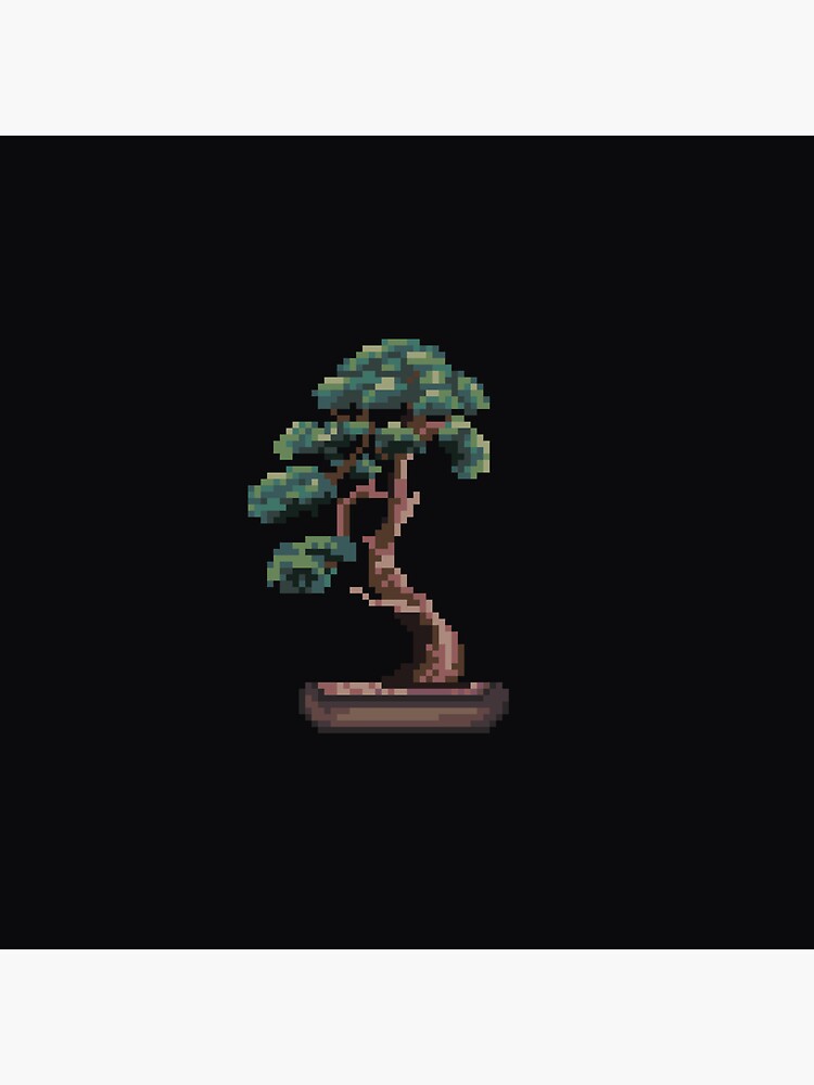 "Bonsai Tree 2 - Pixel Art" Sticker by ricardojuchem | Redbubble