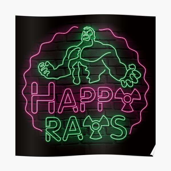 "Happy Rays" Poster for Sale by se7te | Redbubble