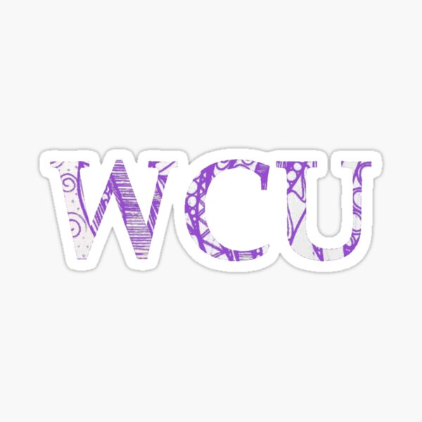 "WCU" Sticker for Sale by dinerdan | Redbubble