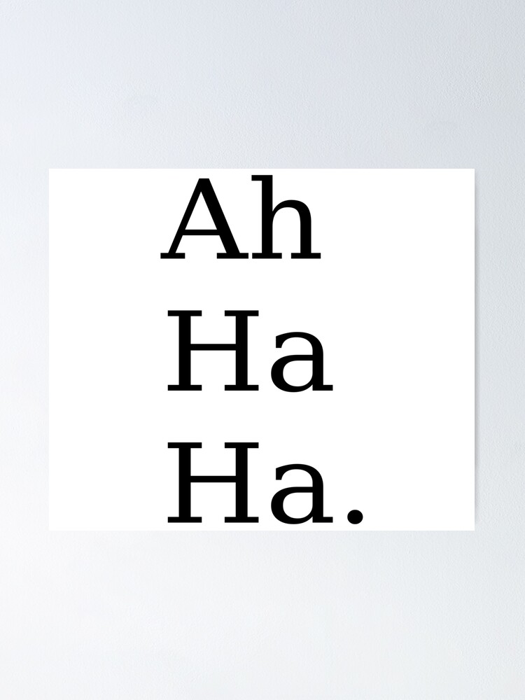 "Kawhi Leonard Laugh Ah Ha Ha" Poster by JessetheCreator | Redbubble