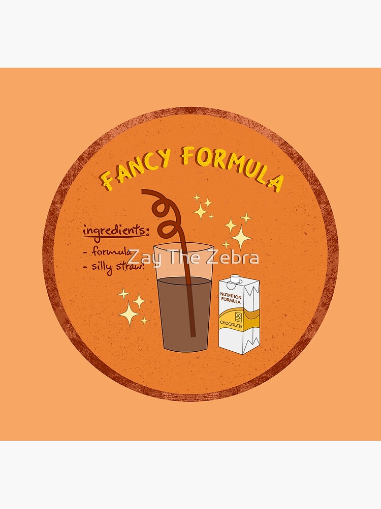 Poster « Fancy Formula (Orange) - Formule nutritionnelle médicale au ...