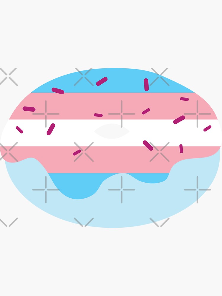 "Transgender Donut" Sticker for Sale by IamSare | Redbubble