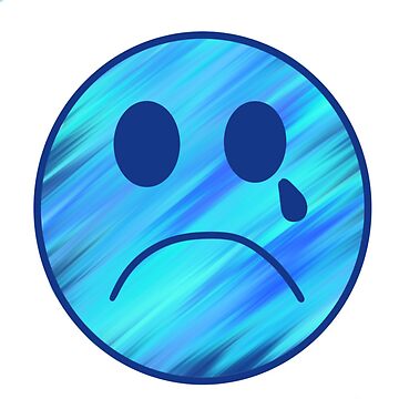 Blue Sad Faces Clip Art