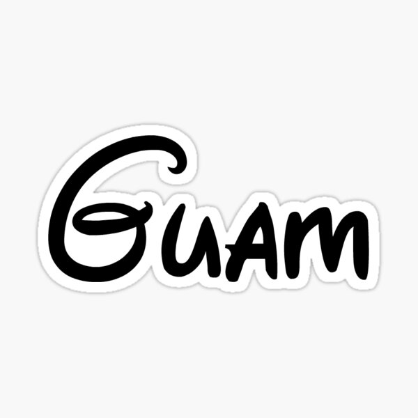 "Guam" Sticker for Sale by OhYas | Redbubble