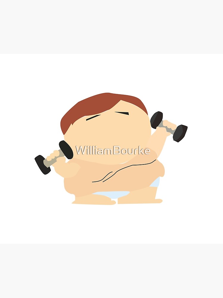 "Eric Cartman Working Out | South Park" Shower Curtain for Sale by ...