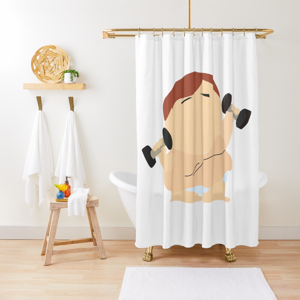 "Eric Cartman Working Out | South Park" Shower Curtain for Sale by ...