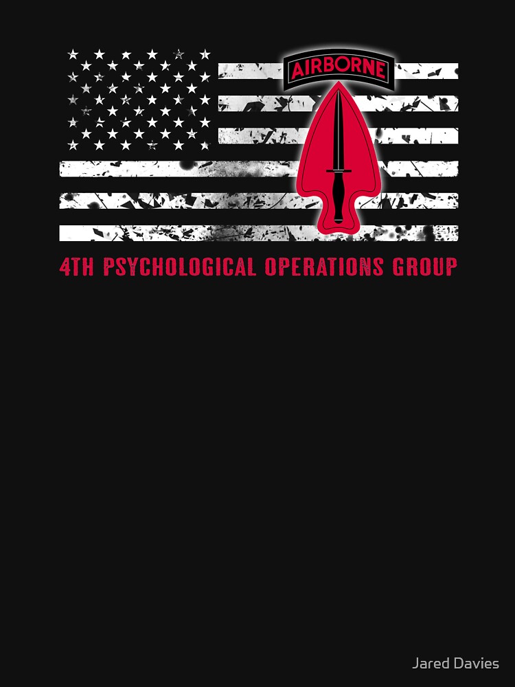 "4th Psychological Operations Group" T-shirt for Sale by MilitaryCandA ...