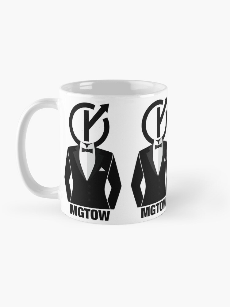 "Mgtow logo in suit, typography" Coffee Mug by mgtowkorea | Redbubble