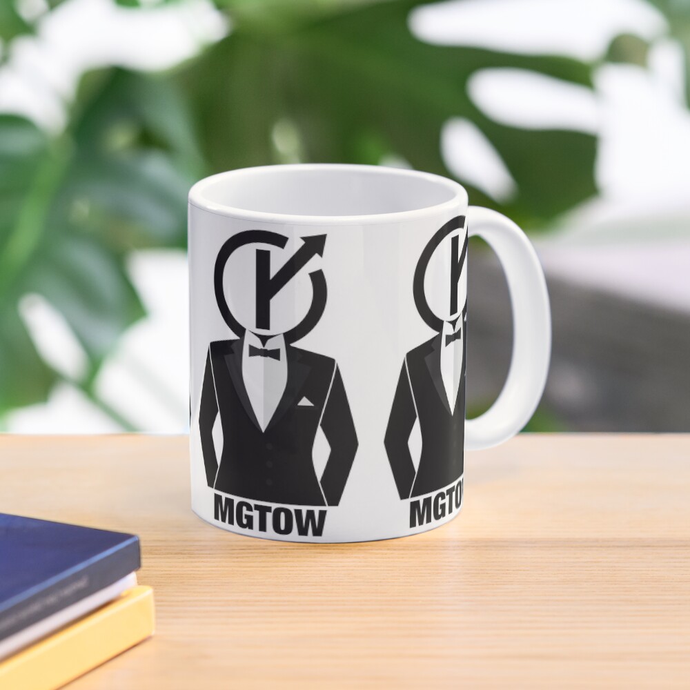 "Mgtow logo in suit, typography" Coffee Mug by mgtowkorea | Redbubble