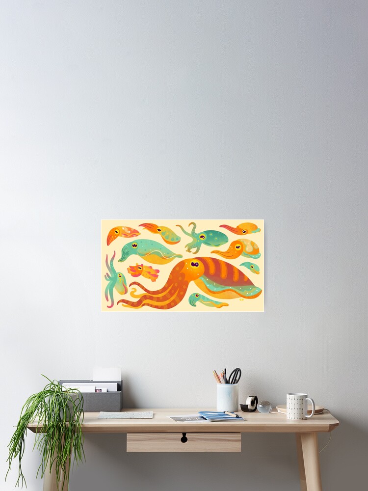 "Cuttlefish" Poster for Sale by pikaole | Redbubble