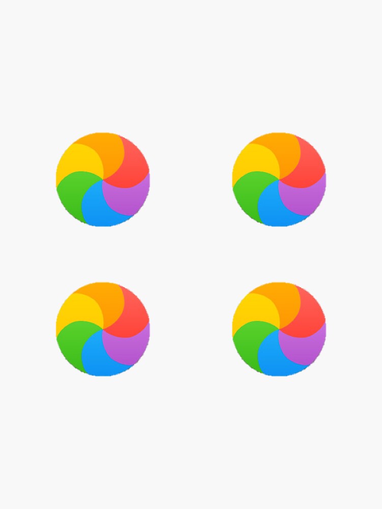 "rainbow wheel of doom mac" Sticker for Sale by LORRAUN | Redbubble