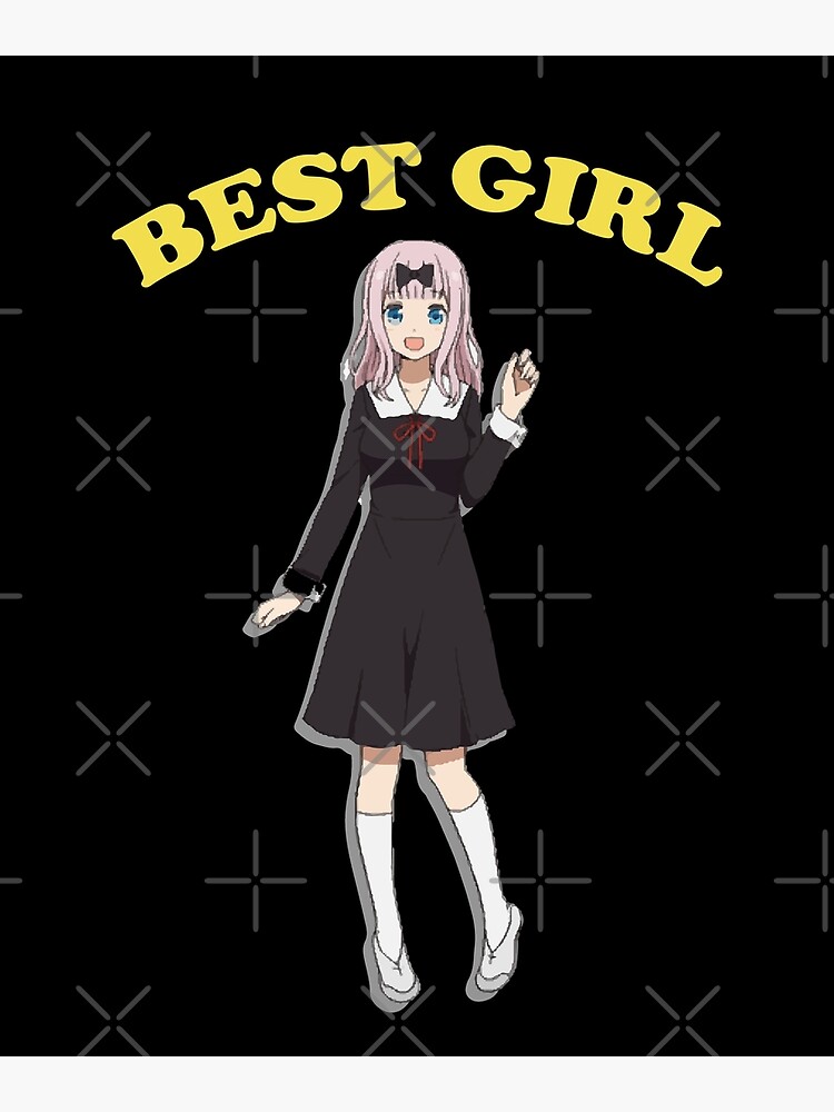 "Fujiwara Chika Best Girl Meme" Photographic Print by koolpingu | Redbubble