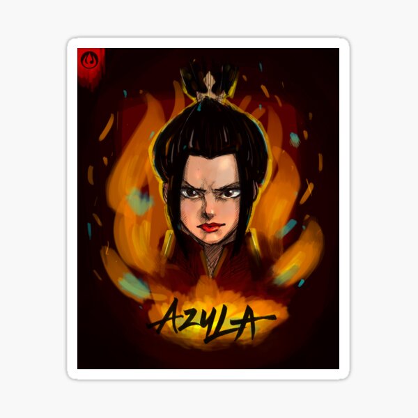"Azula" Sticker for Sale by SamZhengArt | Redbubble