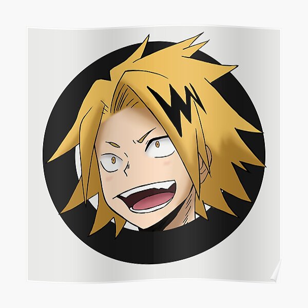 "Kaminari Denki" Poster by sarahwyt | Redbubble