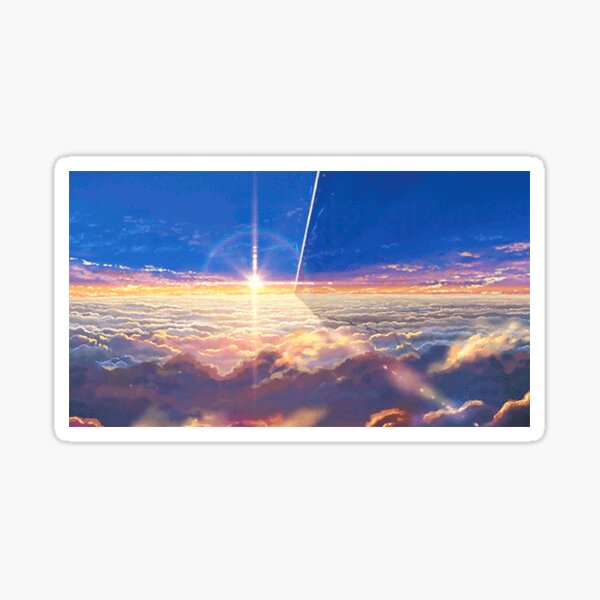 "your name, sky" Sticker for Sale by shenc | Redbubble