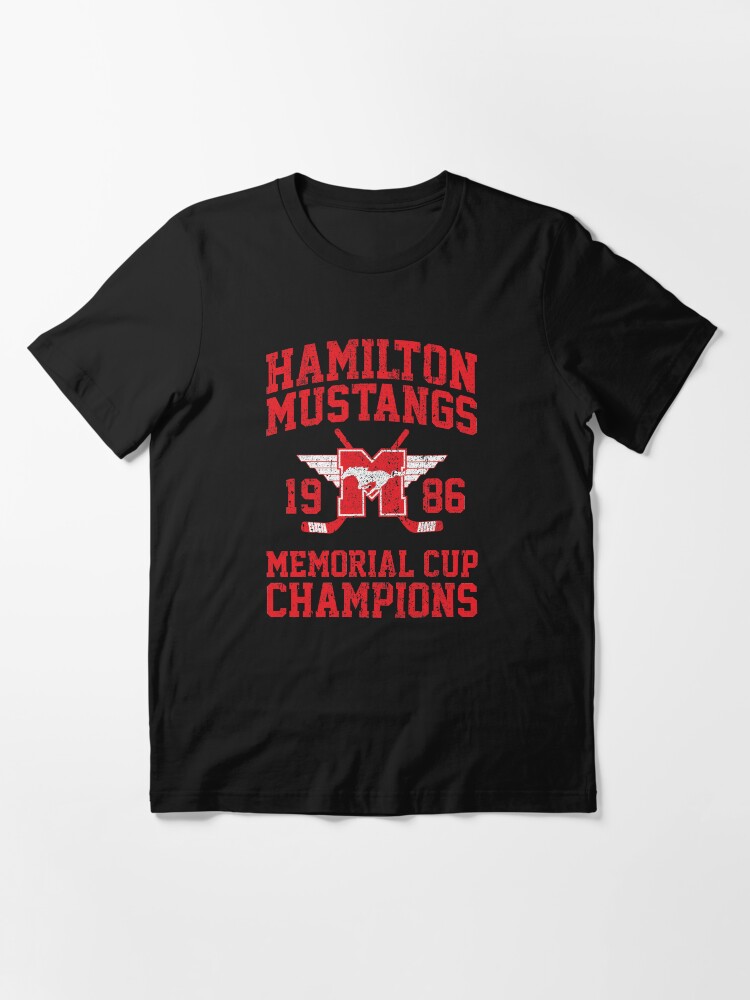 "Hamilton Mustangs Memorial Cup Champions" T-shirt for Sale by ...