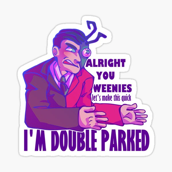 "2 Face" Sticker for Sale by caitiecatart | Redbubble