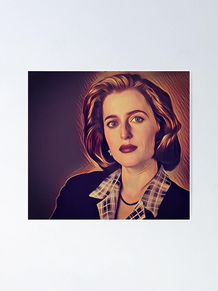 "Scully from X-Files" Poster for Sale by TheisDeschain | Redbubble
