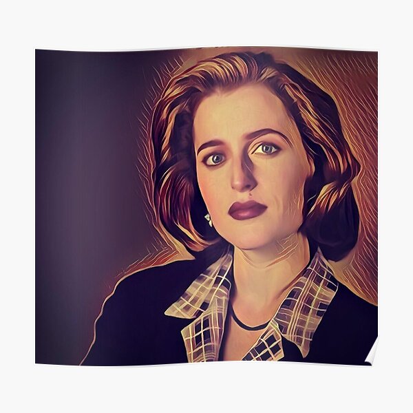 "Scully from X-Files" Poster for Sale by TheisDeschain | Redbubble