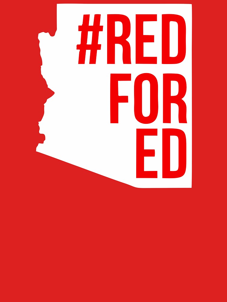 "Red For Ed" T-shirt by johnfreytag | Redbubble