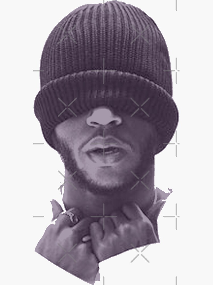 "6lack Purple Photo" Sticker by aohayon | Redbubble
