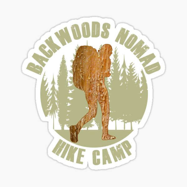 "Backwoods Nomad" Sticker by g2sun | Redbubble