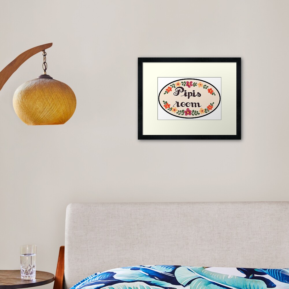 "Pipis Room Design - Polygon Griffin McElroy Inspired" Framed Art Print ...