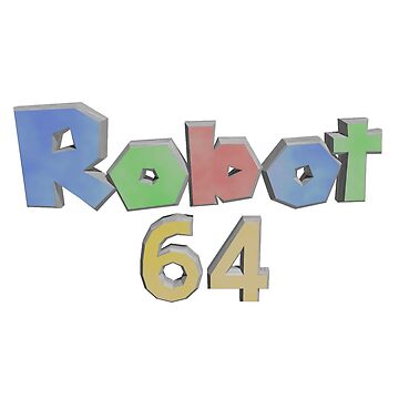 "robot 64" Sticker for Sale by zKevin | Redbubble