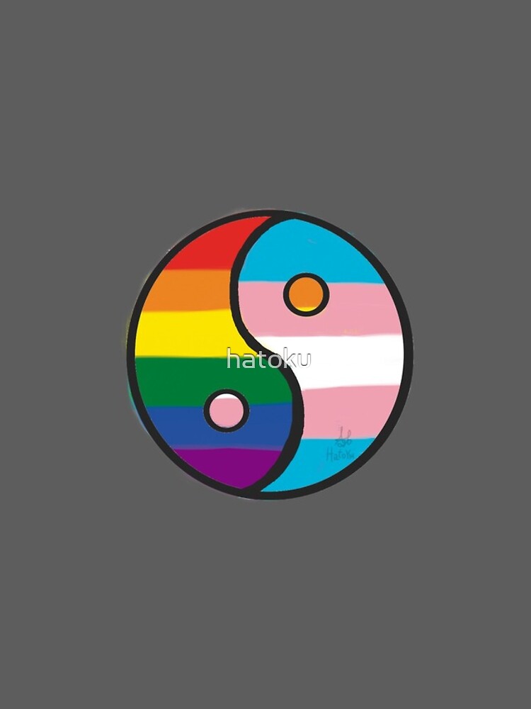 "LGBT YingYang: LGBT+Trans flags" iPhone Case for Sale by hatoku ...