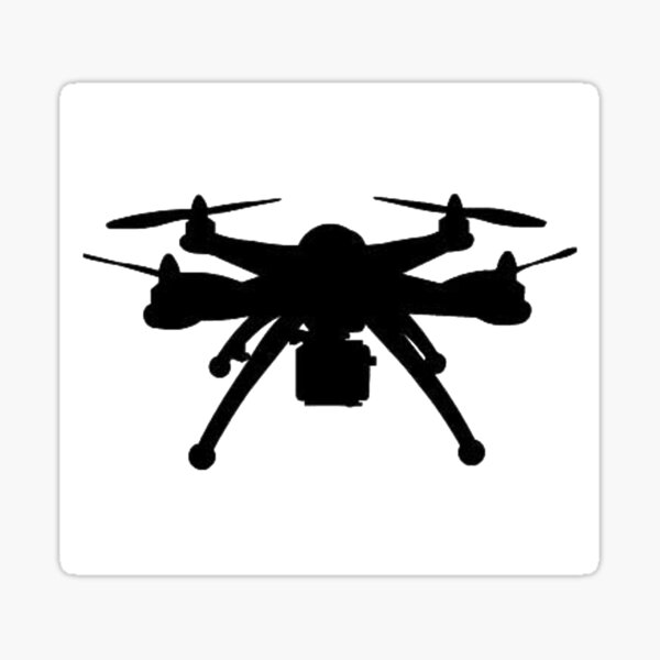 "DRONE" Sticker for Sale by HAUNTERSDEPOT | Redbubble