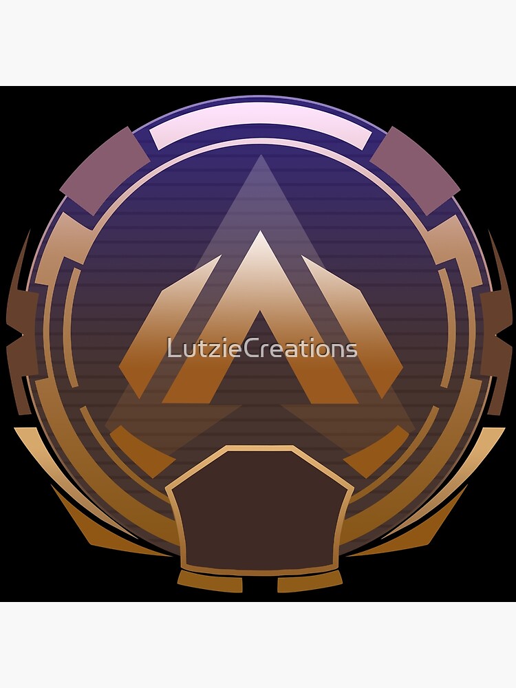 "Apex Legends Gold League" Poster for Sale by LutzieCreations | Redbubble