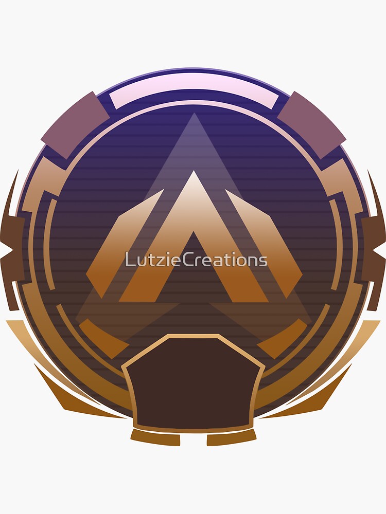 "Apex Legends Gold League" Sticker for Sale by LutzieCreations | Redbubble