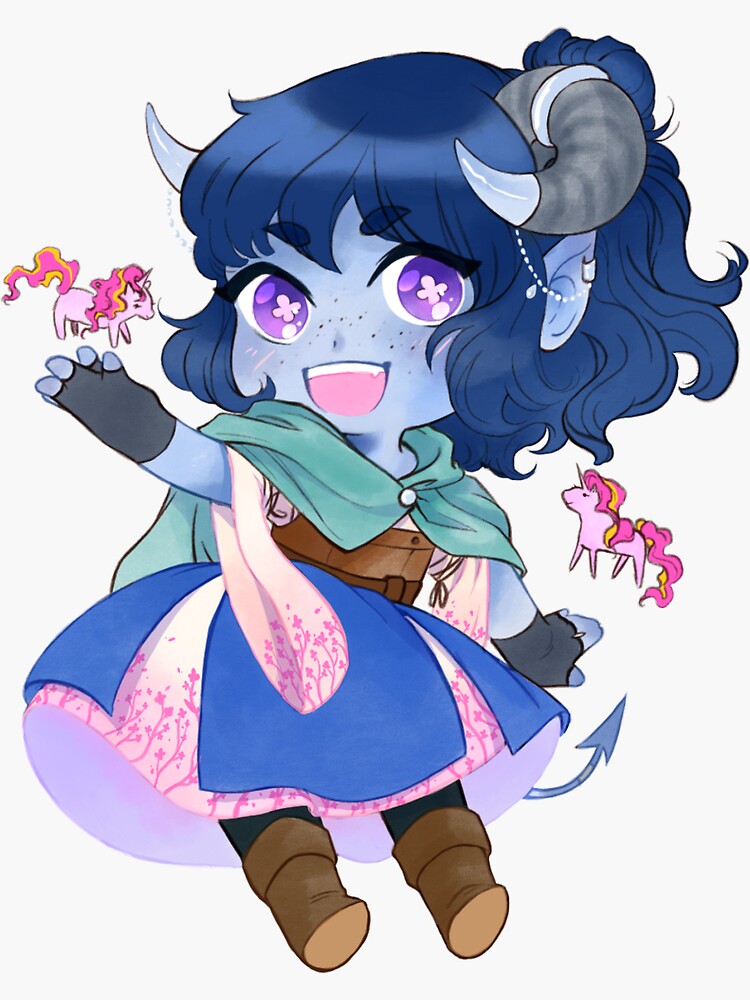 "Chibi Jester" Sticker for Sale by Llyl | Redbubble