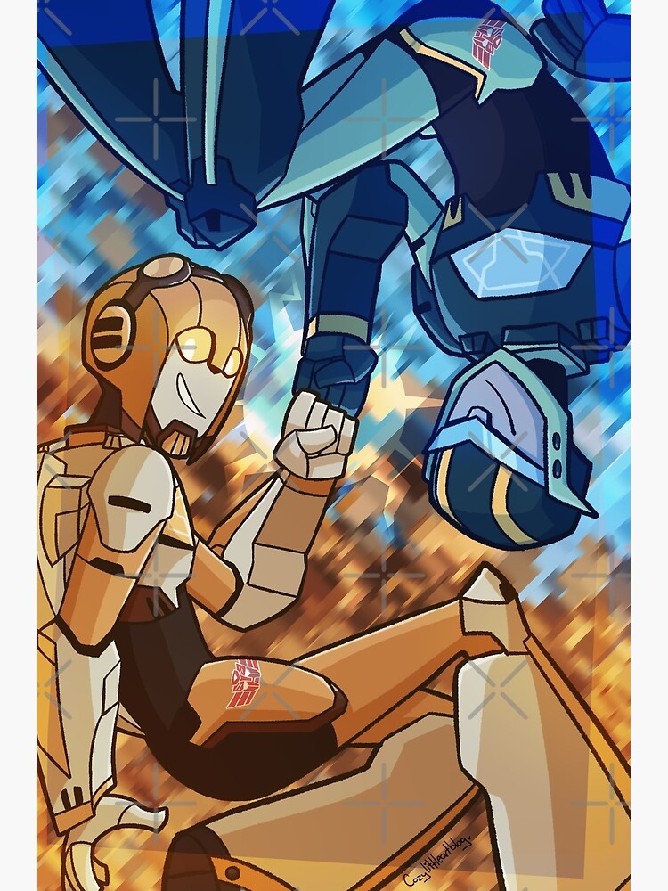"Transformers Animated - The Jet Twins" Art Print by Galaxxi | Redbubble