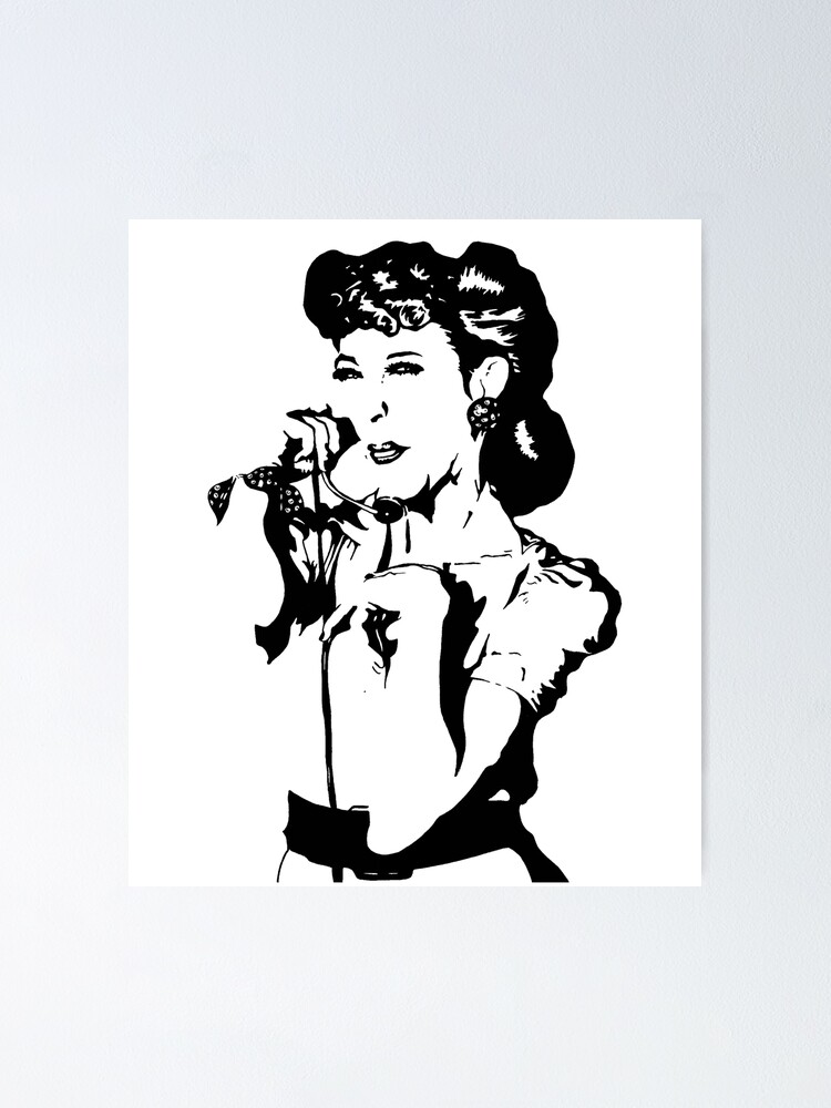 "Ernestine the Operator" Poster for Sale by PeaceLoveAndTV | Redbubble