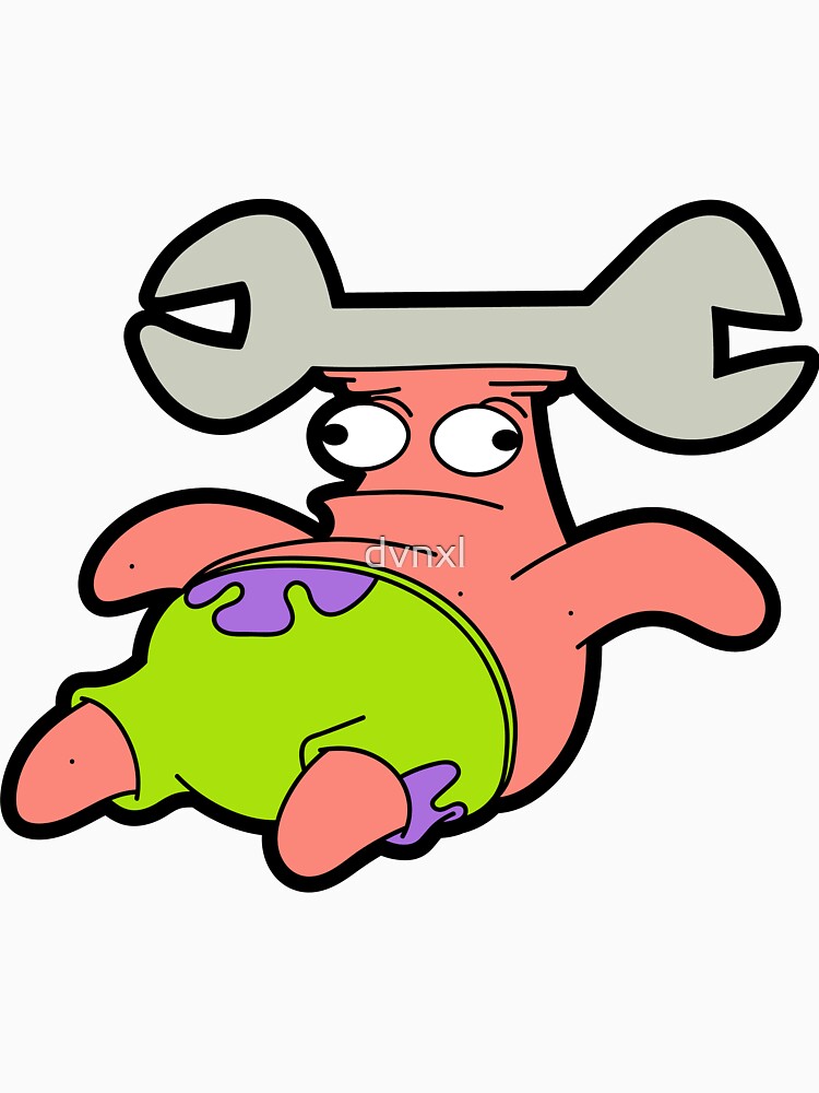 "Patrick w/ Wrench (FINLAND) (Doodle-Bob)" T-shirt by dvnxl | Redbubble