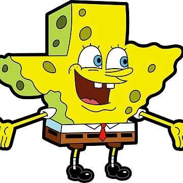 "SpongeBob Texas" Sticker for Sale by dvnxl | Redbubble