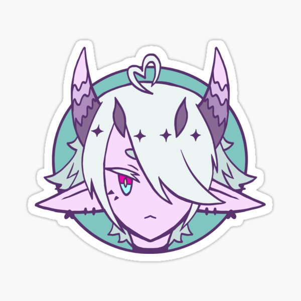 "Sunni The Succubus " Sticker for Sale by Devious-Monster | Redbubble