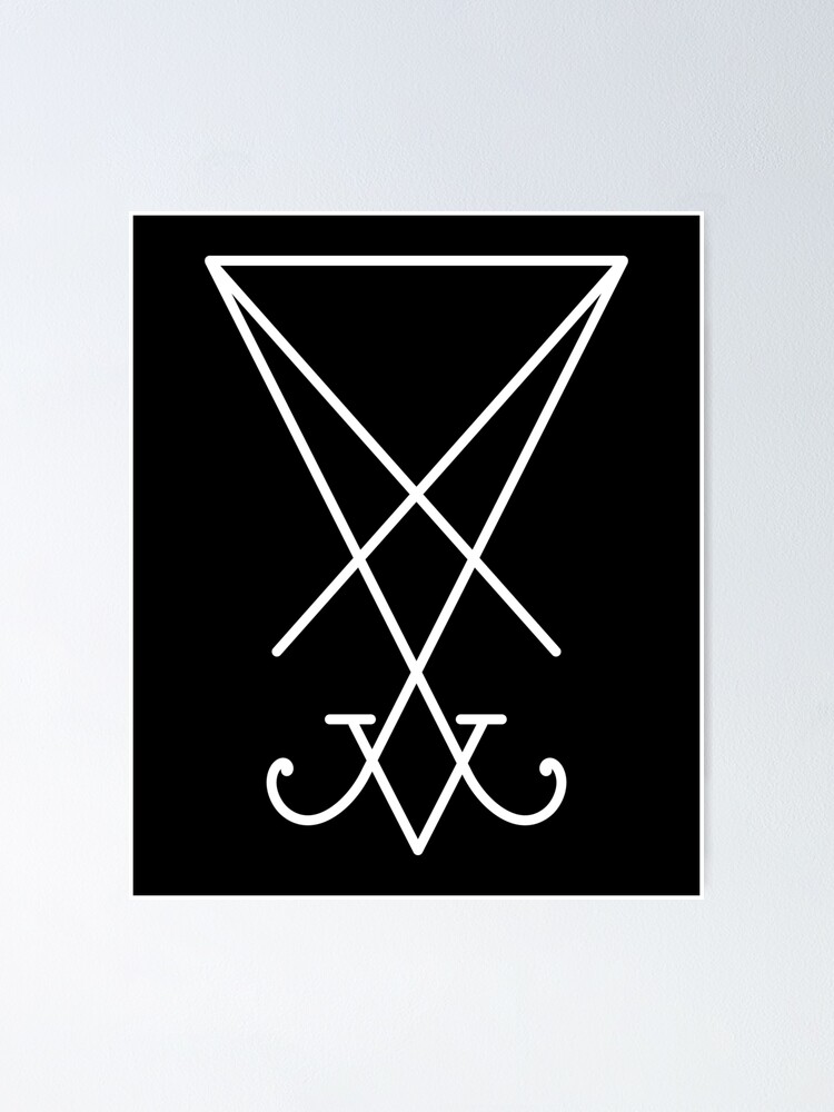 "Lucifer Sigil" Poster by BlackRavenOath | Redbubble