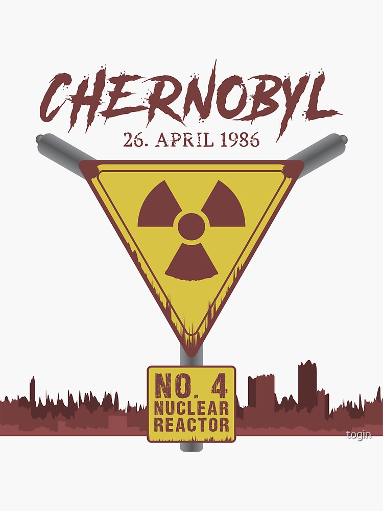 "Chernobyl" Sticker by togin | Redbubble