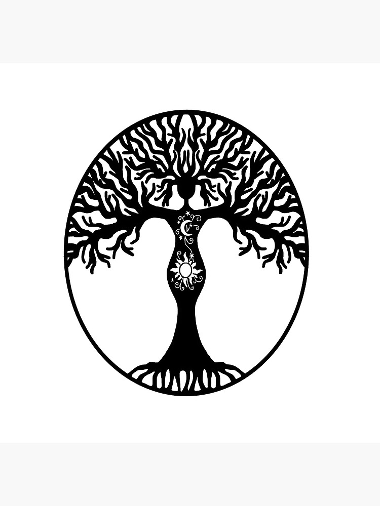 "Pagan Goddess Tree" Art Print for Sale by imphavok | Redbubble