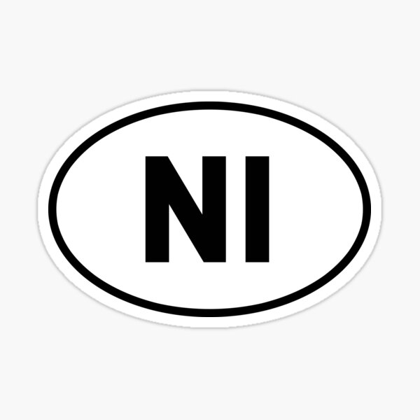 "Oval NI" Sticker for Sale by ovals2 | Redbubble