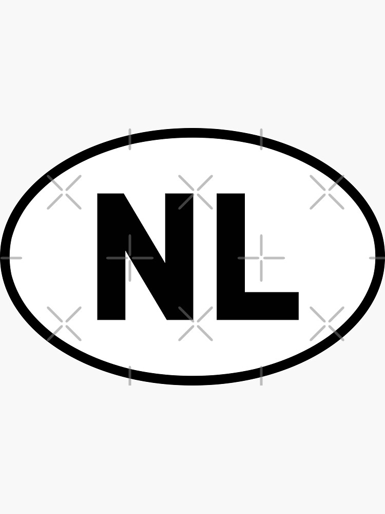 "Oval NL" Sticker for Sale by ovals2 | Redbubble