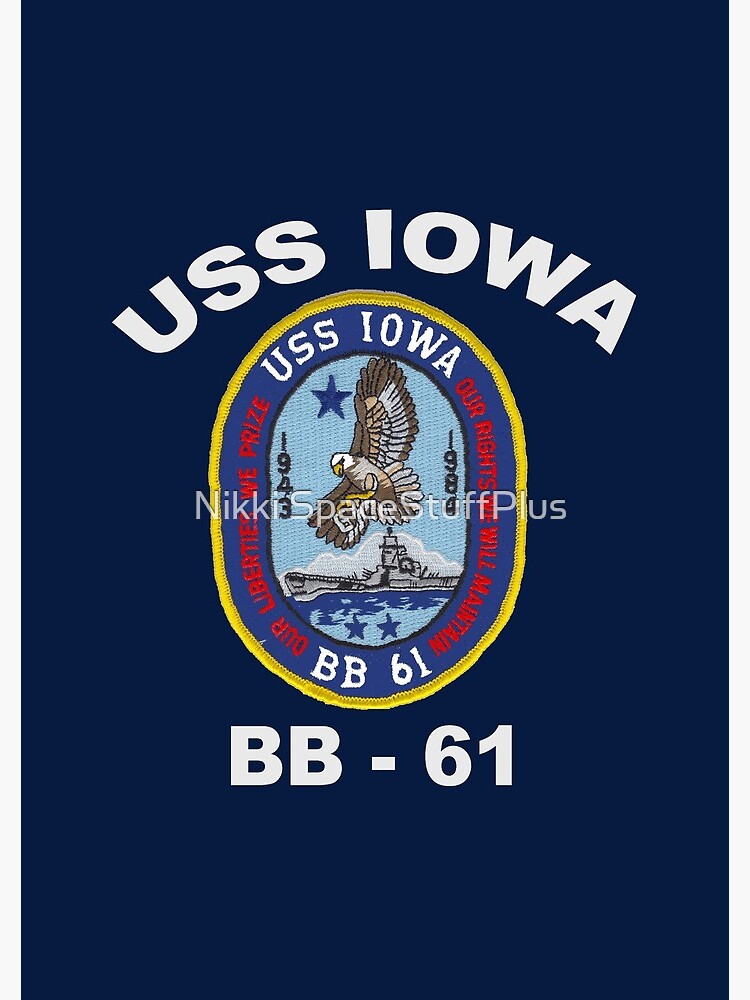 Cuaderno de espiral « Iowa es el último barco líder de cualquier clase ...