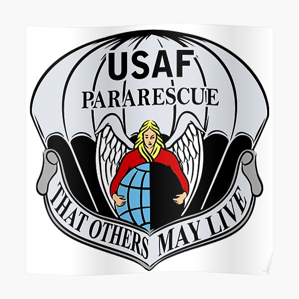 "USAF Para Rescue Special Forces Logo" Poster for Sale by ...