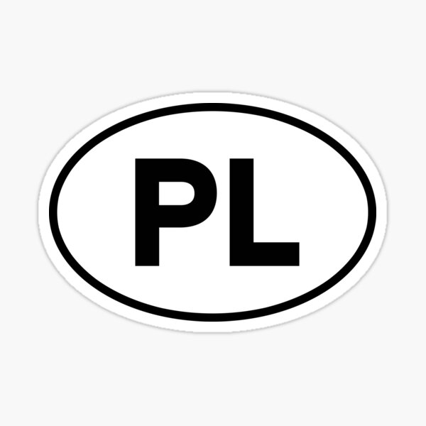 "Oval PL" Sticker for Sale by ovals2 | Redbubble